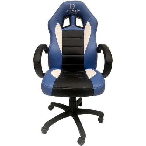 CADEIRA GAMING ULTIMATE TAURUS PRETO E AZUL - HiconShop